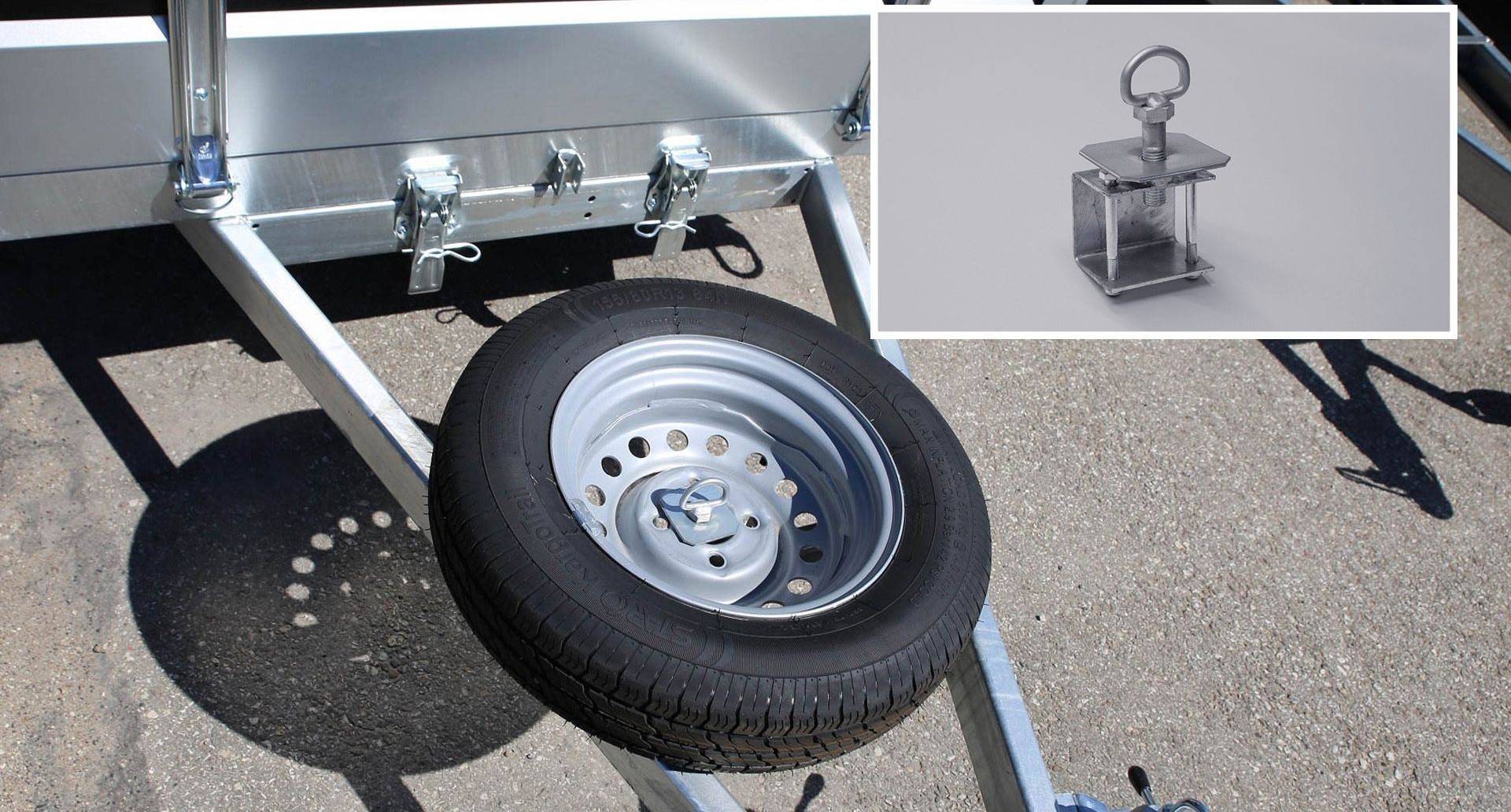 Varapyörä teline - JSi Trailers verkkokauppa